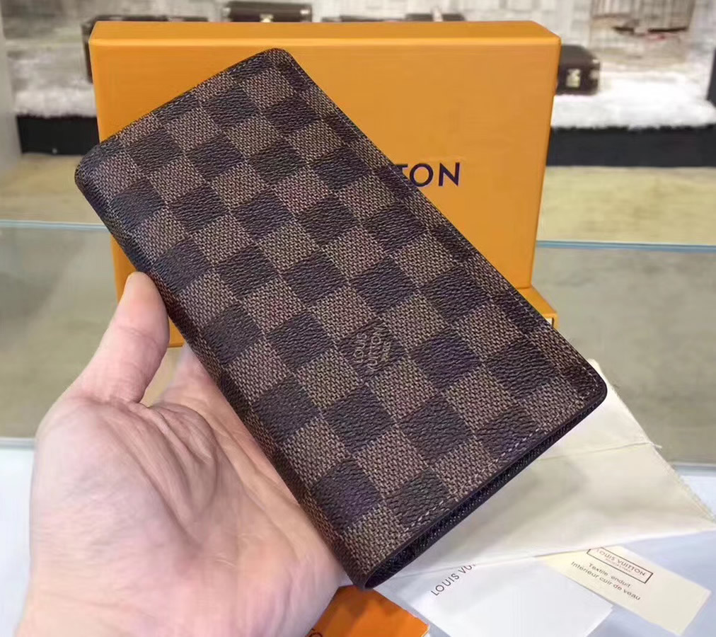 Lv Damier Wallet Brownsville | semashow.com