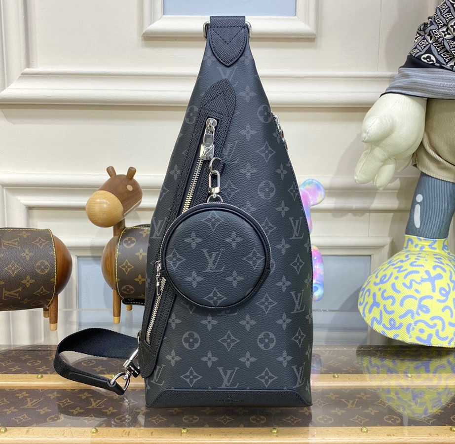 Louis Vuitton Monogram Eclipse Duo Slingbag M30936-black – LuxTime DFO ...