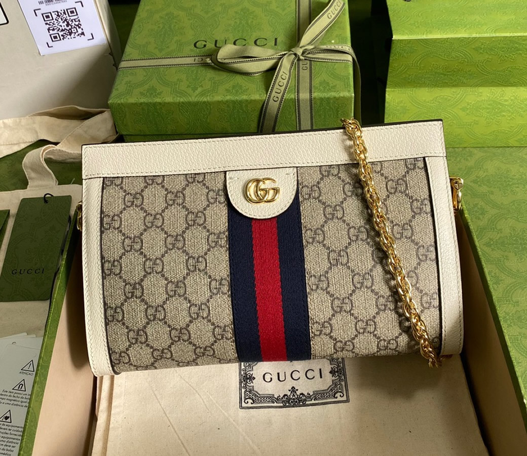 Gucci Ophidia GG Small Shoulder Bag GU503877CA-white – LuxTime DFO Handbags