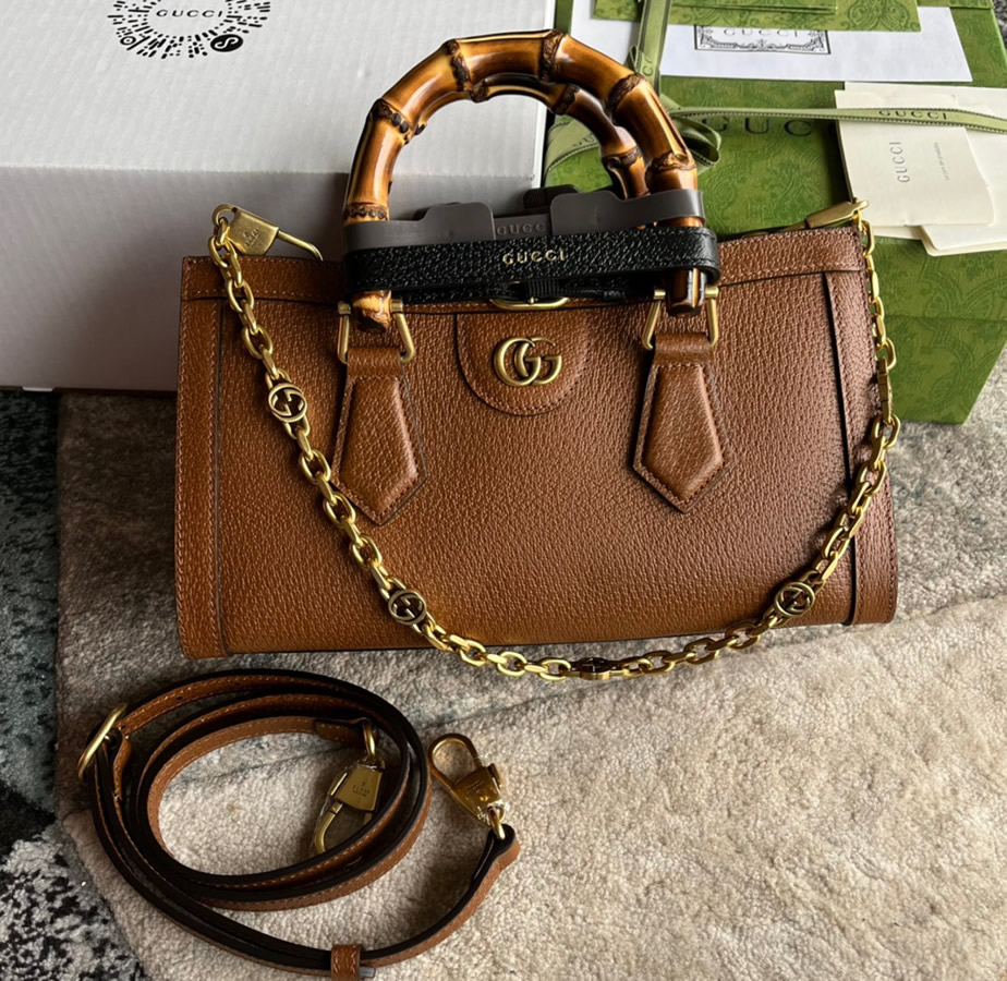 Gucci Diana Small Shoulder Bag GU735153-brown – LuxTime DFO Handbags