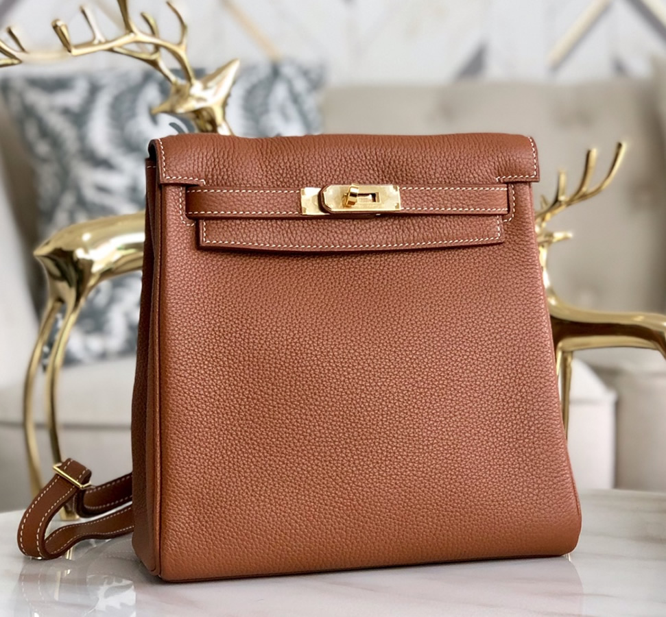 Hermes Kelly Ado Backpack H4422G-terre – LuxTime DFO Handbags