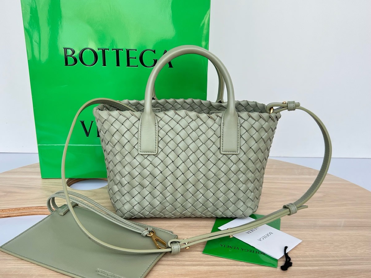 Bottega Veneta Mini Cabat B709464-travertine – LuxTime DFO Handbags
