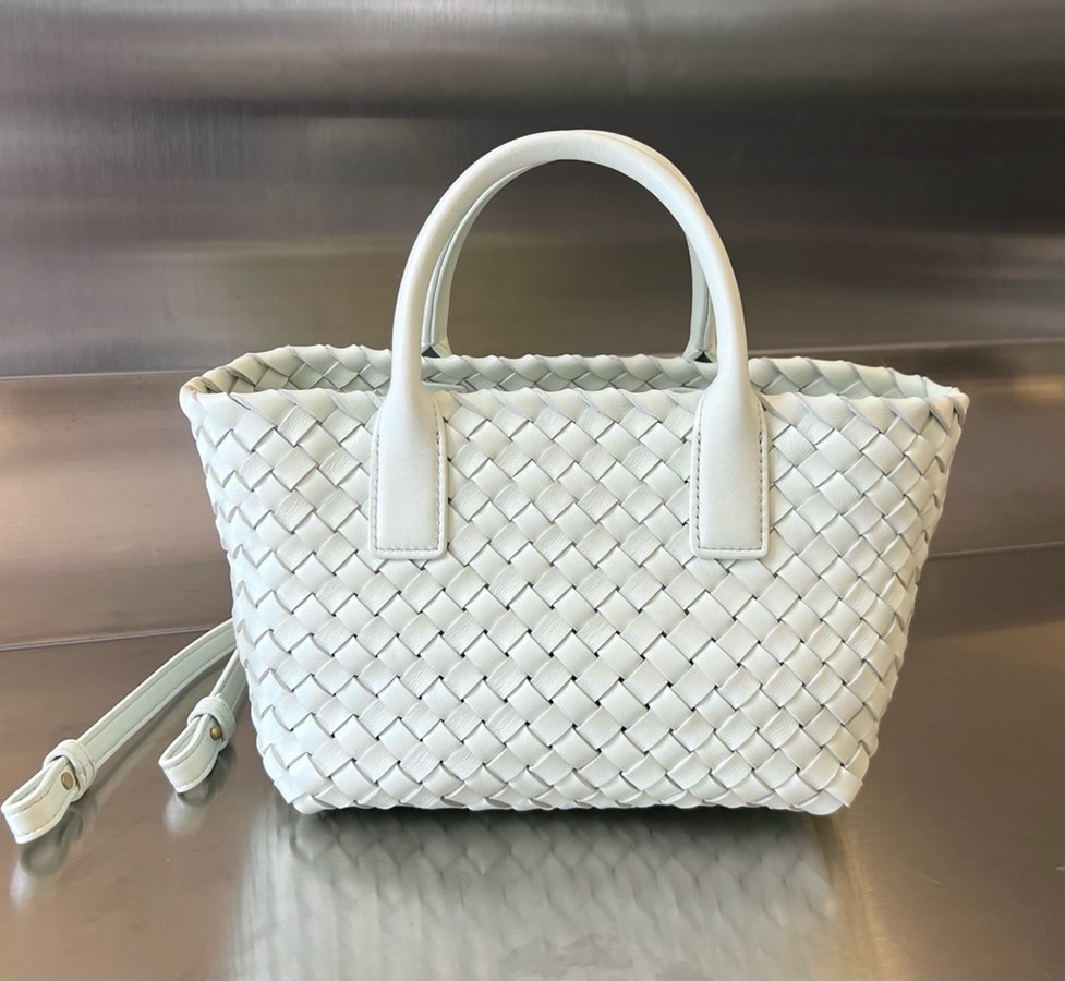 Bottega Veneta Mini Cabat B709464-white – LuxTime DFO Handbags