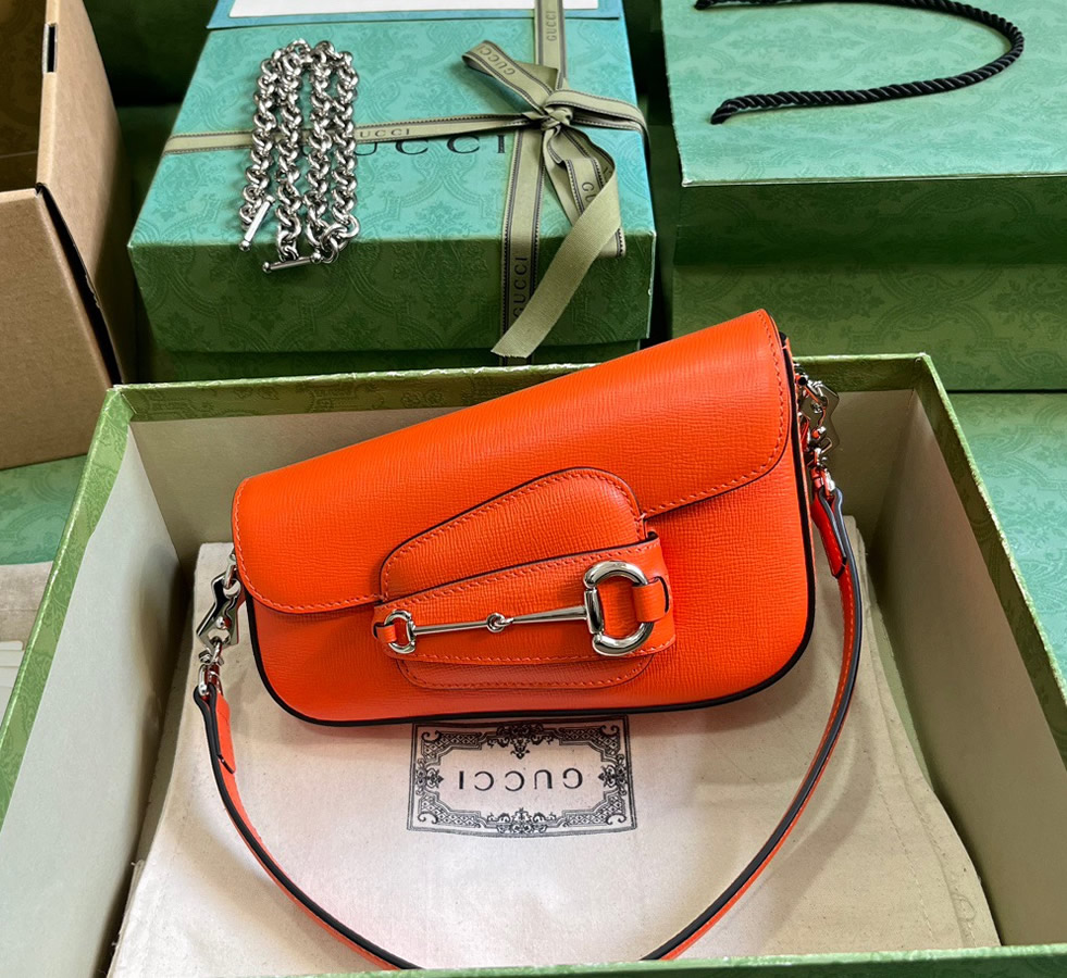 Gucci Horsebit 1955 Mini Shoulder Bag GU774209L-orange – LuxTime DFO ...