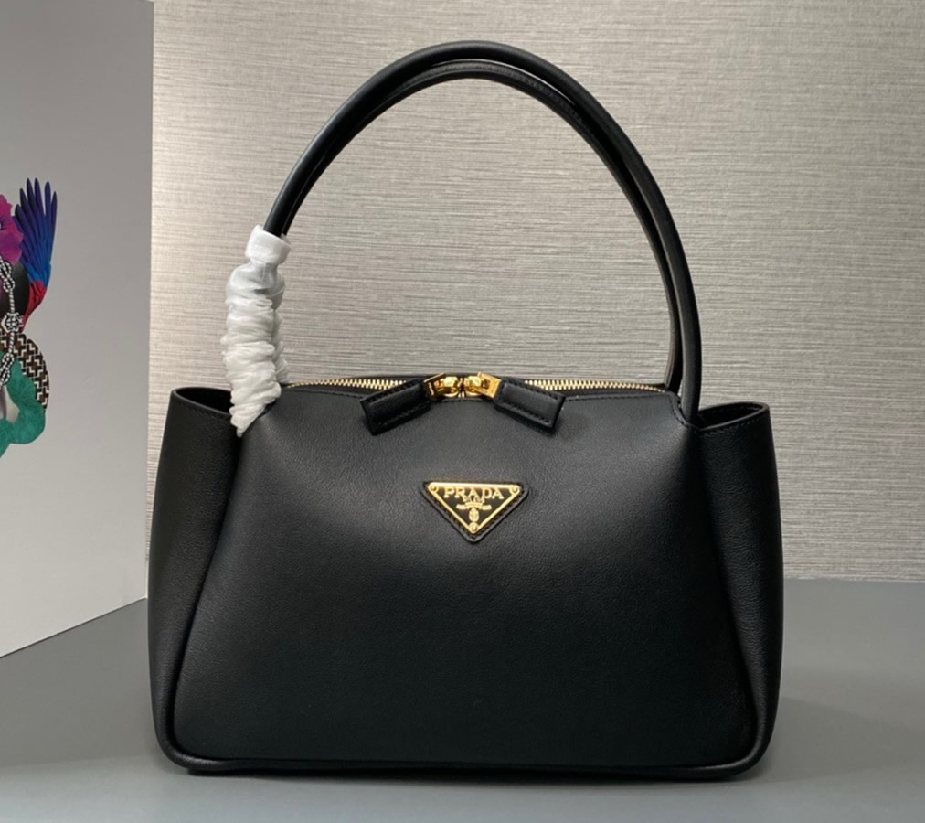 Prada Medium leather handbag PD1BA444-black – LuxTime DFO Handbags