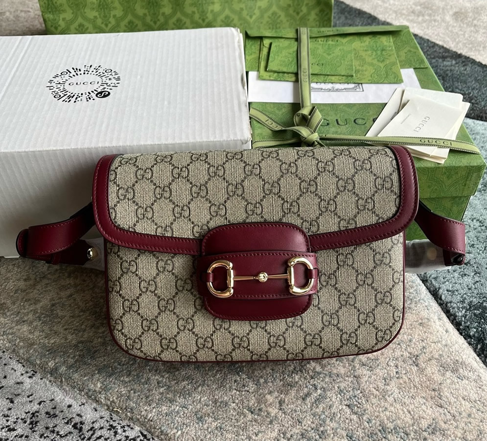 Gucci Horsebit 1955 Soft small shoulder bag GU815178-CA-wine – LuxTime ...